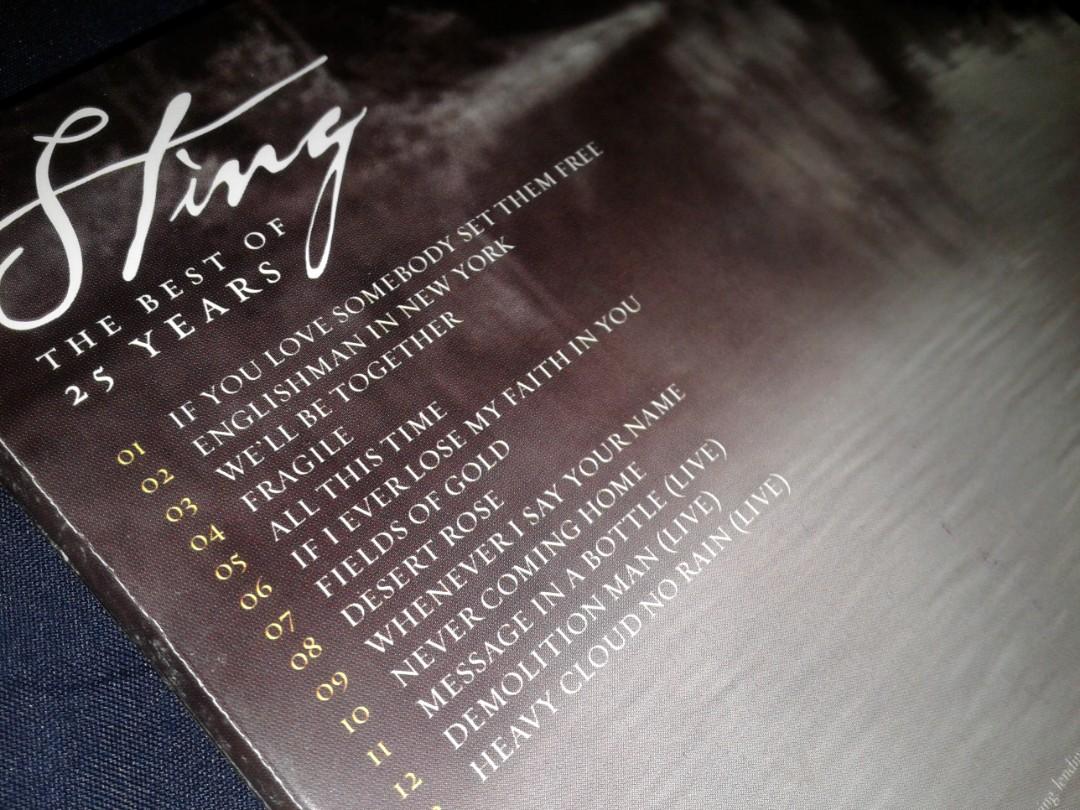 Sting - The Best of 25 Years, Hobbies & Toys, Music & Media, CDs & DVDs ...