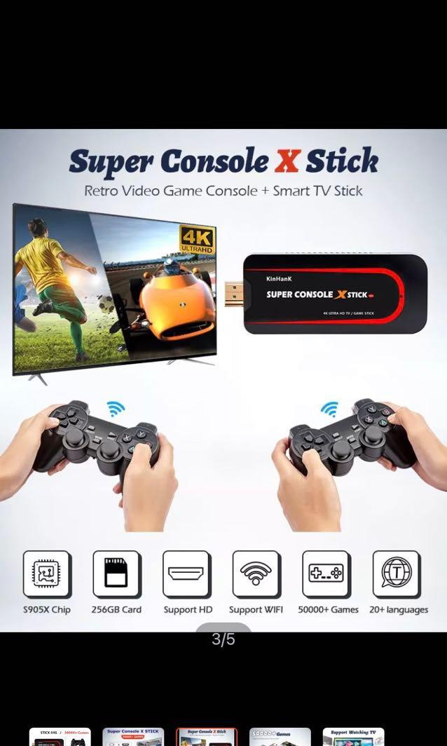 Super console X stick 256gb, Video Gaming, Video Game Consoles, Others ...