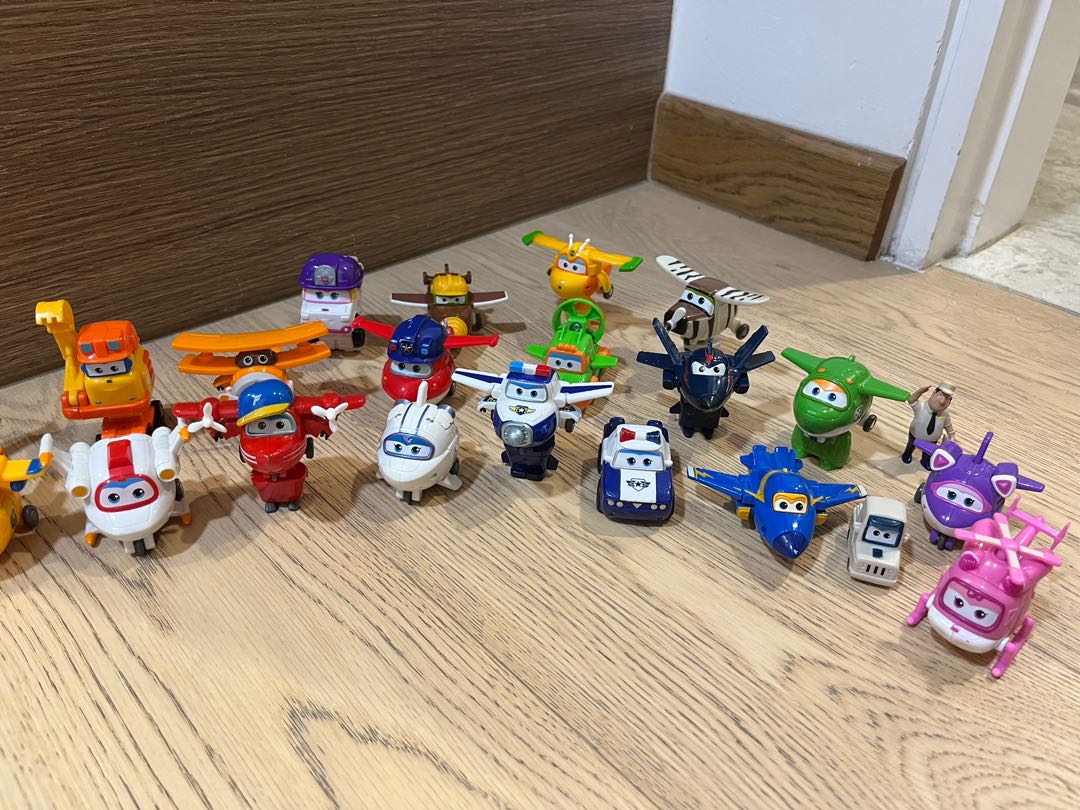 Super wings toys (20 characters), Hobbies & Toys, Toys & Games on Carousell