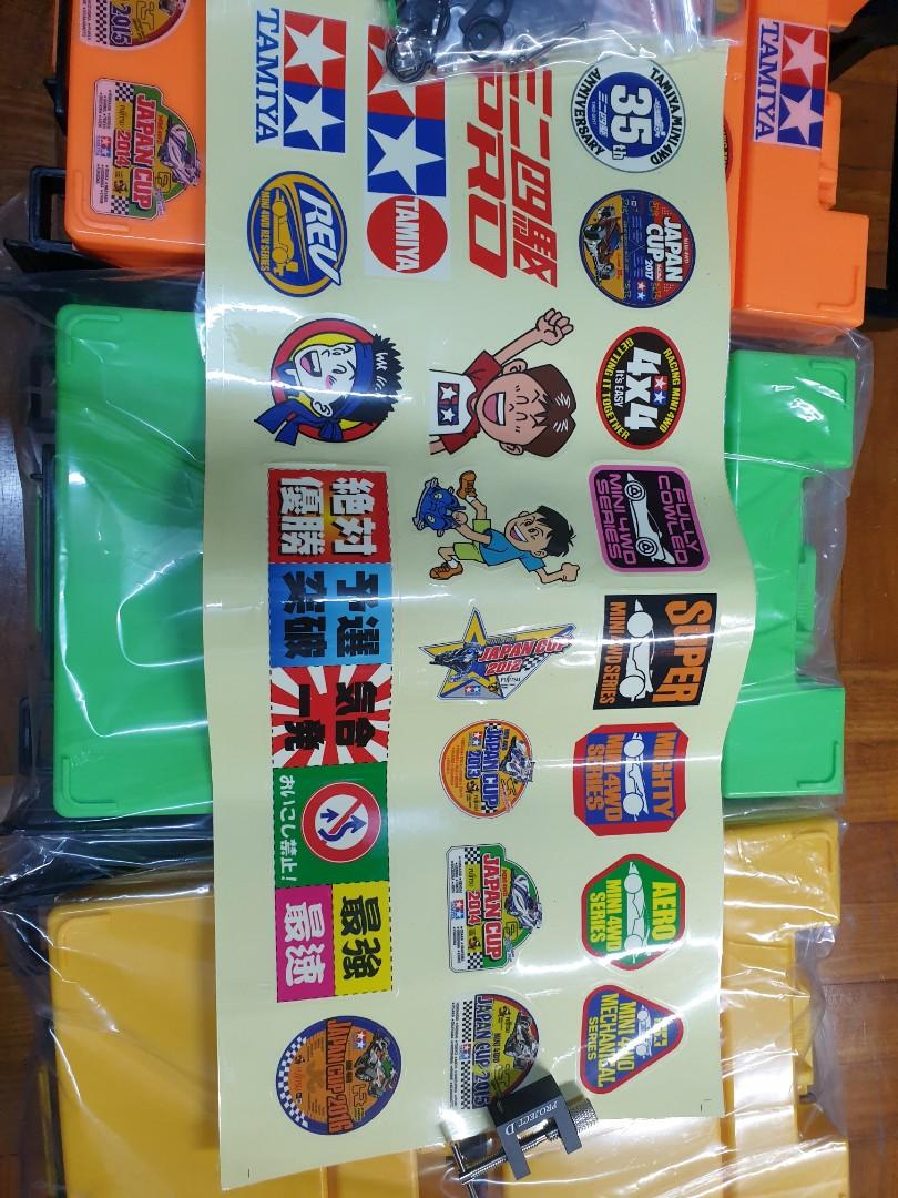 Tamiya mini 4wd pit box , divider , sticker ., Hobbies & Toys, Toys ...
