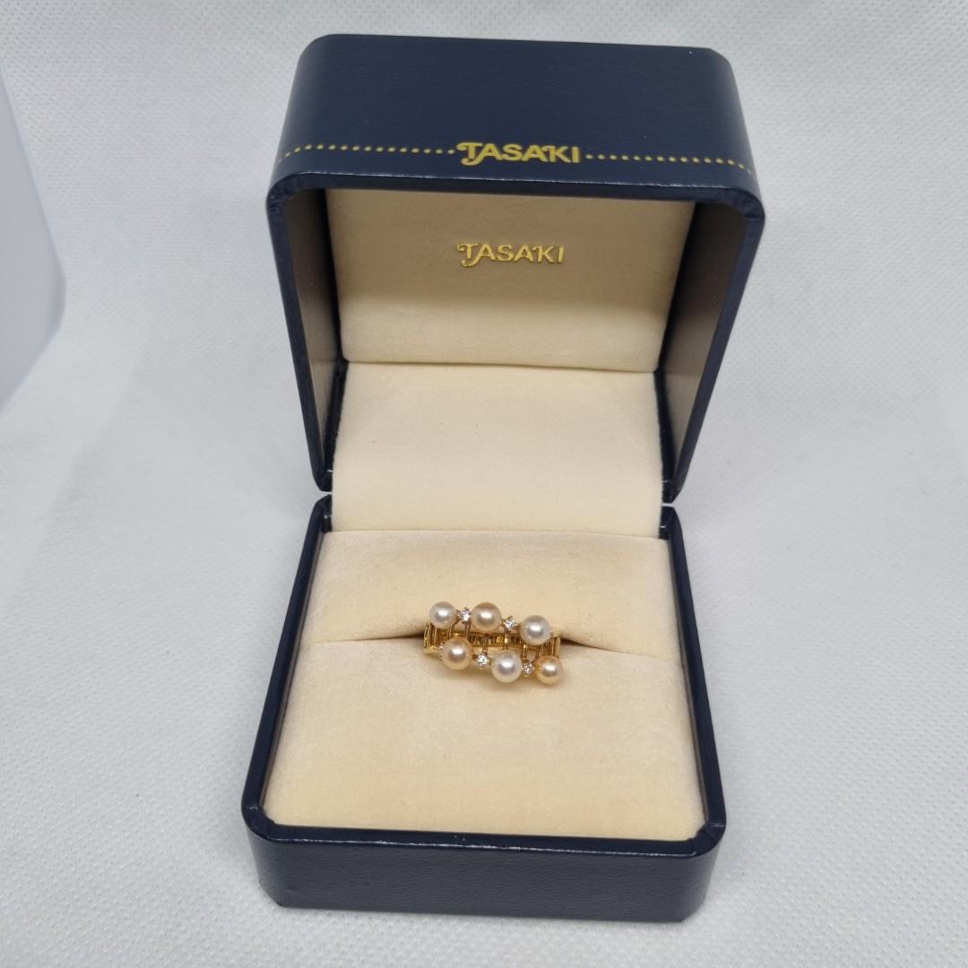 Tasaki Pearl & Diamond Ring, Women's Fashion, Jewelry & Organisers ...