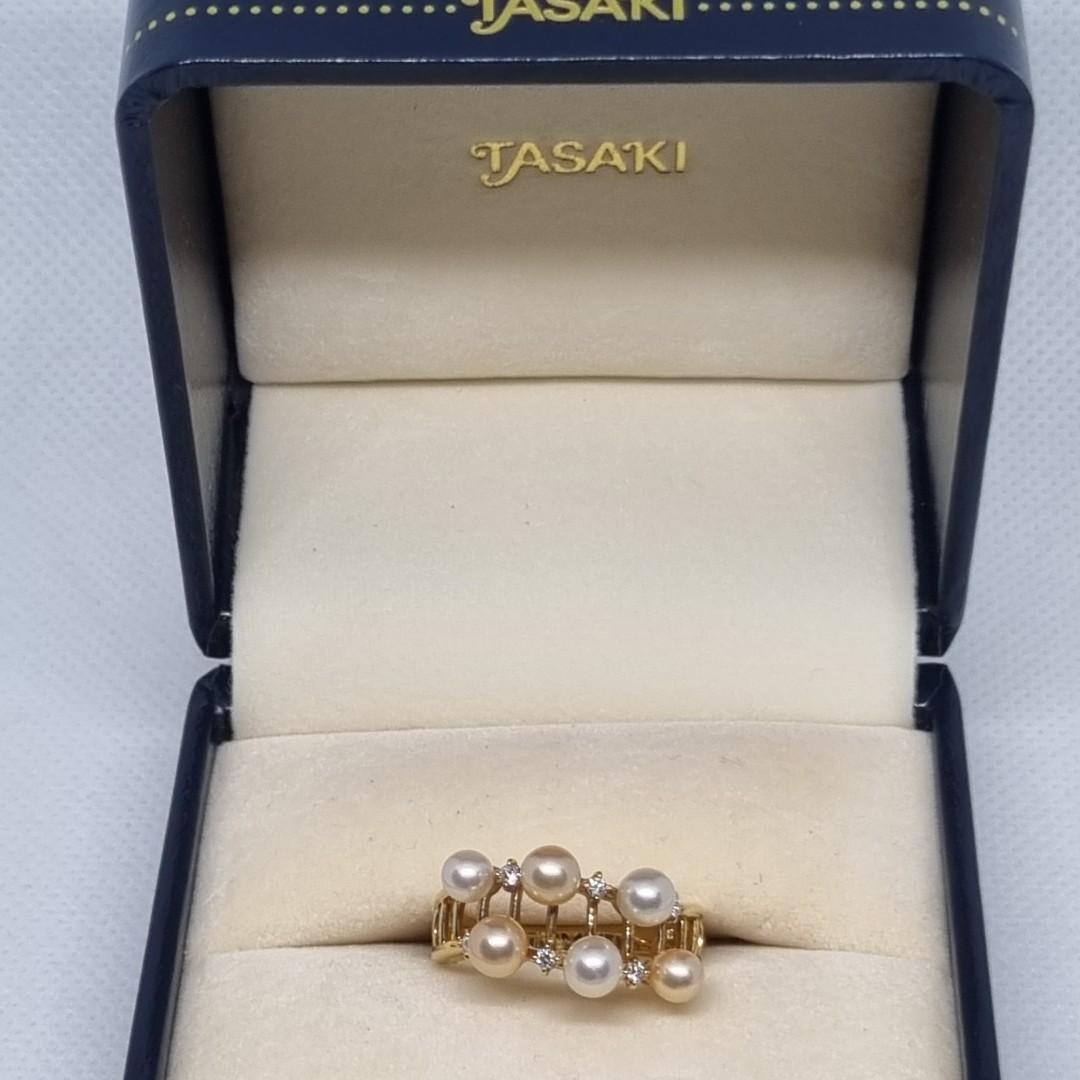 Tasaki Pearl & Diamond Ring, Women's Fashion, Jewelry & Organisers ...