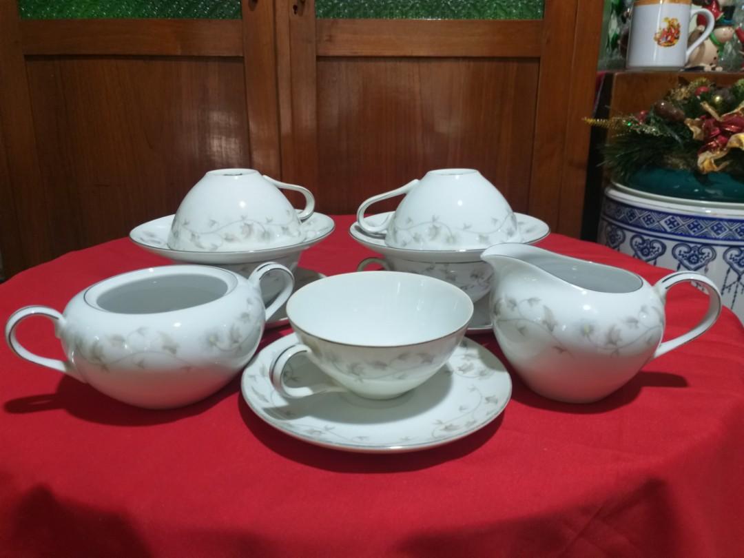 Tea Set Yamato Japan Antik, Antik, Lainnya di Carousell