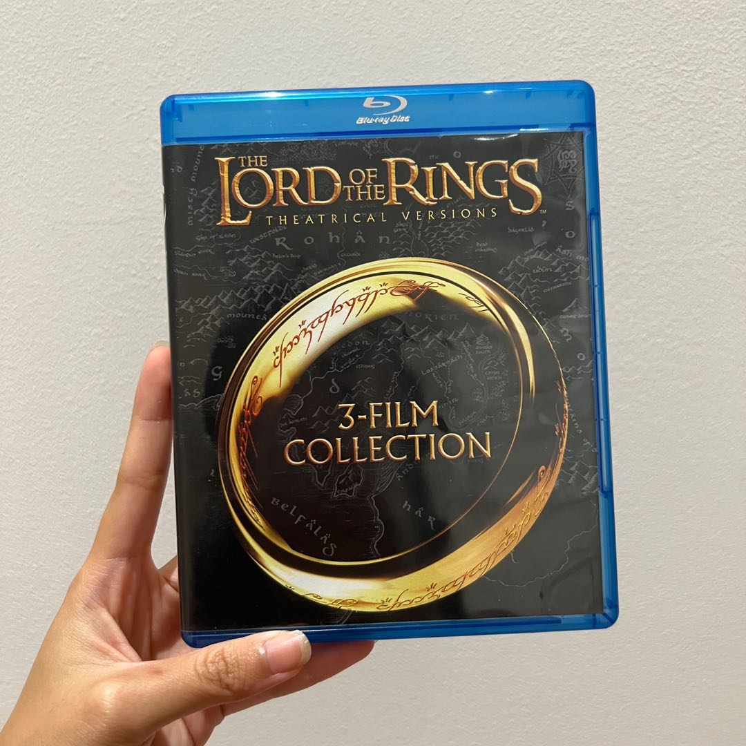 The Lord of the Rings theatrical versions 3-film collection blu-ray ...