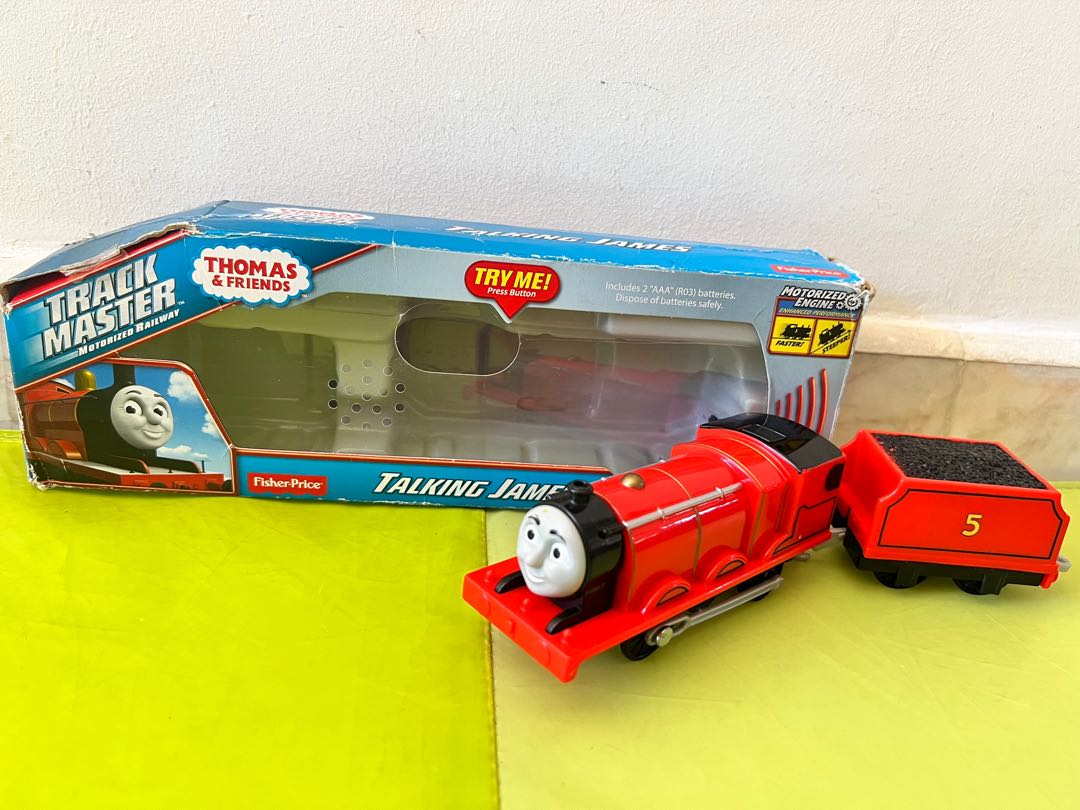 Thomas & Friends - Talking James, Hobbies & Toys, Toys & Games on Carousell