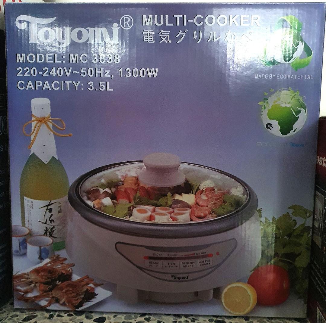 Toyomi multi cooker, TV & Home Appliances, Kitchen Appliances, Cookers ...