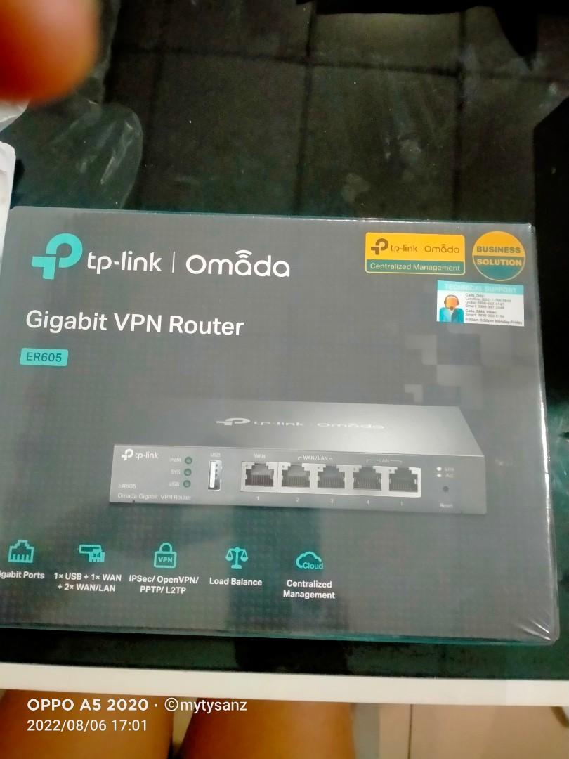 Tp link omada ER605, Computers & Tech, Parts & Accessories, Other ...