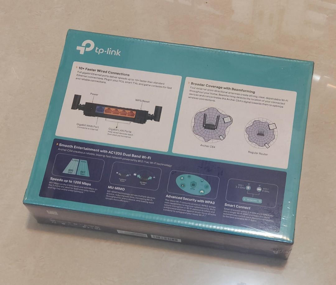 TP-Link Archer C64 AC1200 Wifi Router, 電腦＆科技, 電腦周邊及配件, Wifi及上網相關產品 ...
