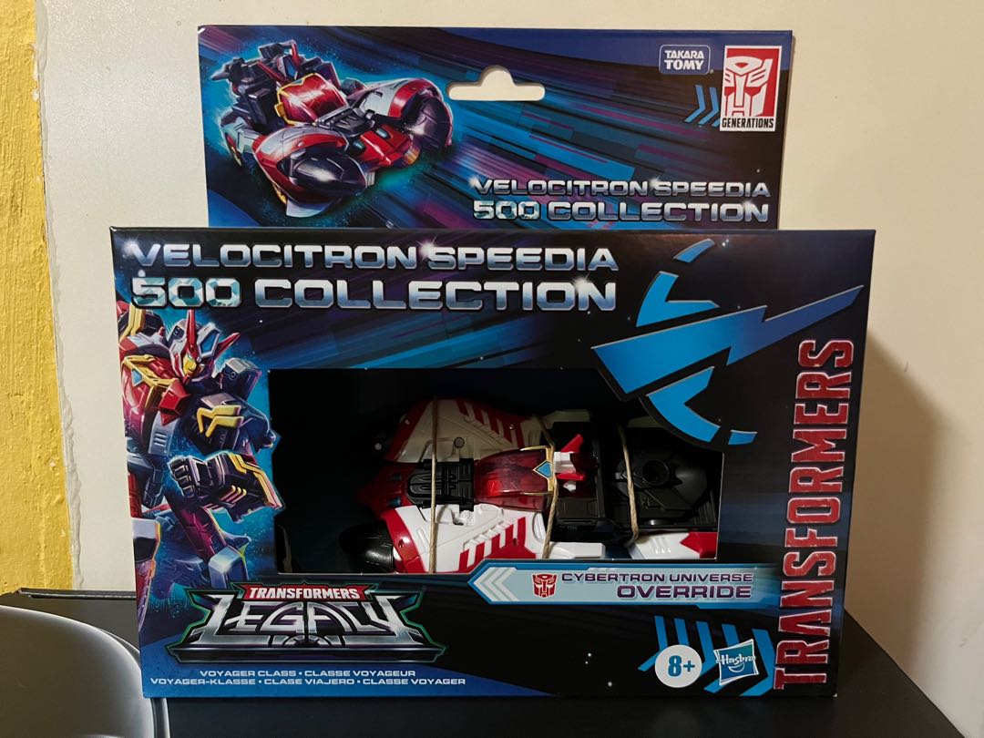 Transformers Legacy Velocitron 500 Override Overide, Hobbies & Toys ...