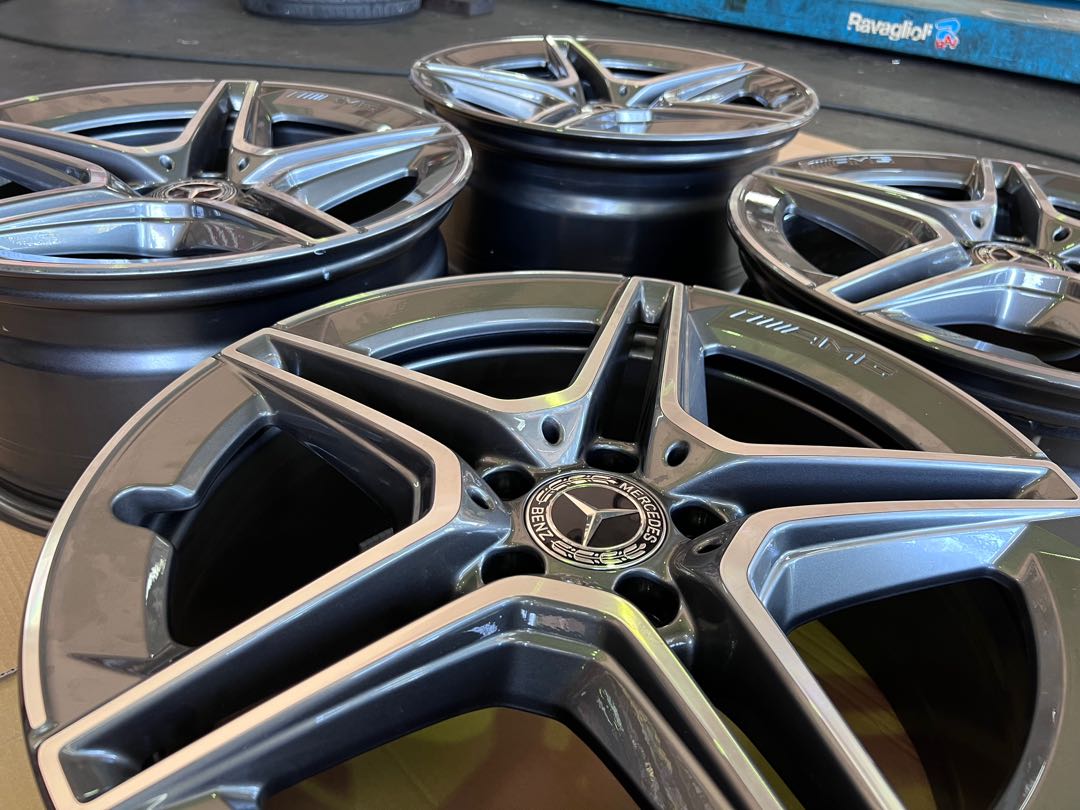 Used 40km Old Original AMG Mercedes Benz sport rim, Car Accessories ...