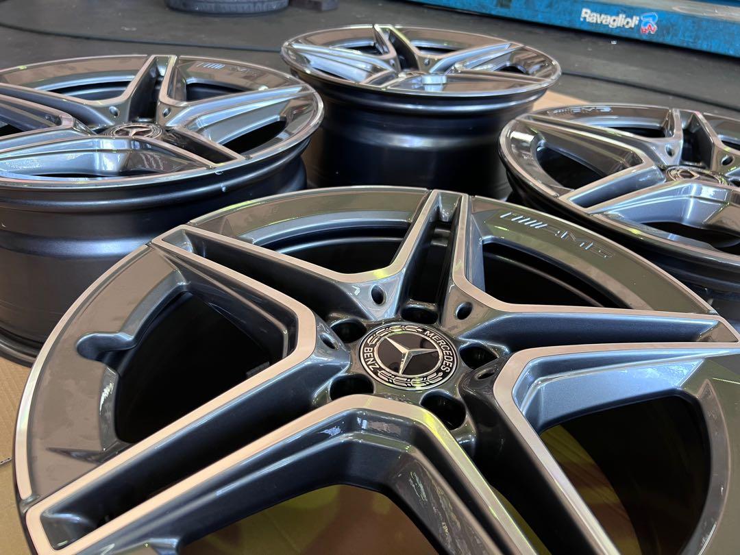 Used 40km Old Original AMG Mercedes Benz sport rim, Car Accessories ...
