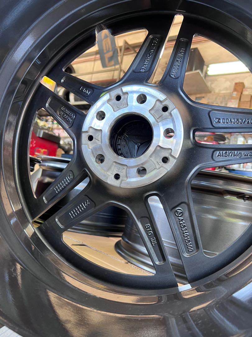 Used 40km Old Original AMG Mercedes Benz sport rim, Car Accessories ...