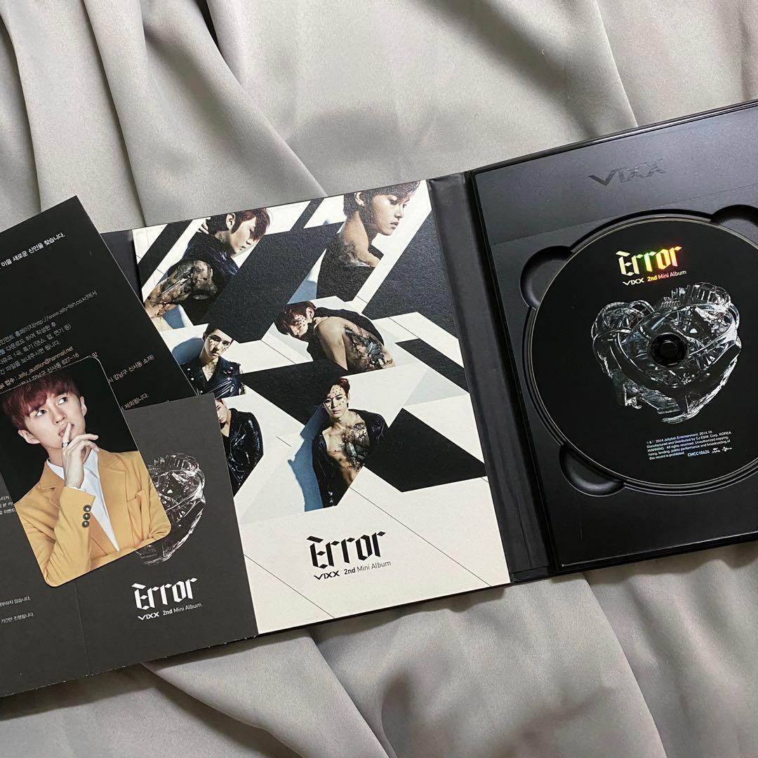 Vixx Error 專輯, 興趣及遊戲, 音樂樂器 & 配件, 音樂與媒體 - CD 及 DVD - Carousell