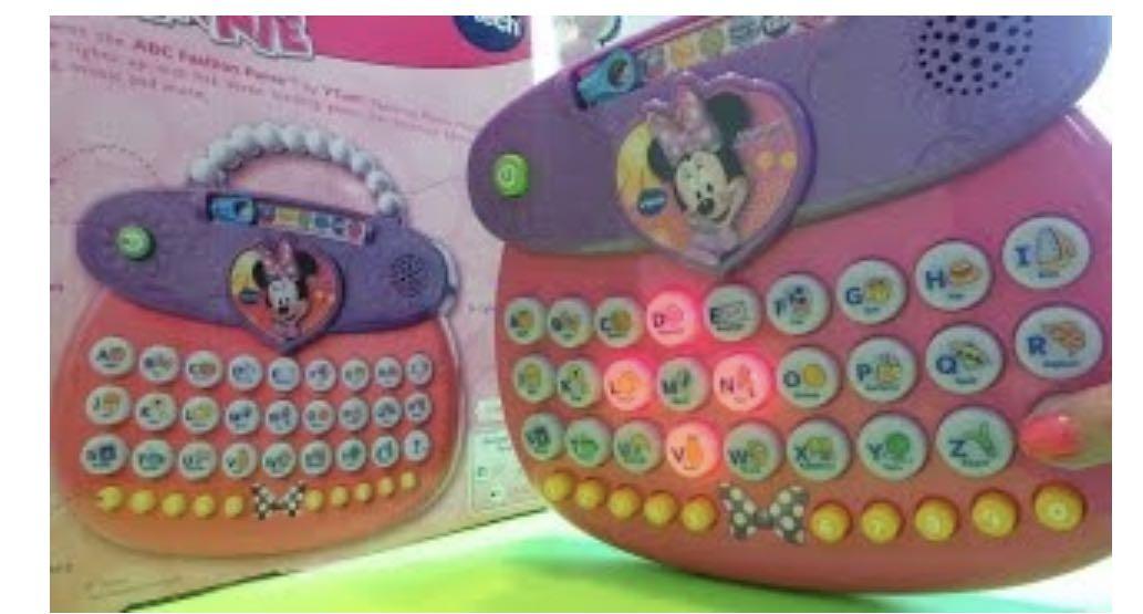 Vtech Disney Minnie Mouse ABC Fashion Purse, 興趣及遊戲, 玩具 & 遊戲類 - Carousell