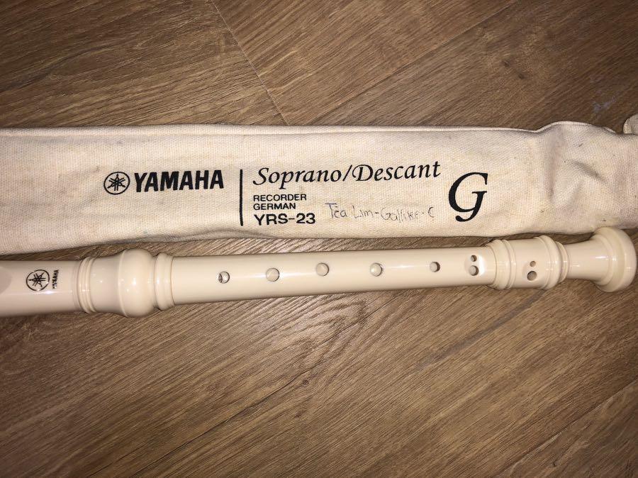 YAMAHA SOPRANO RECORDER, Hobbies & Toys, Music & Media, Musical ...