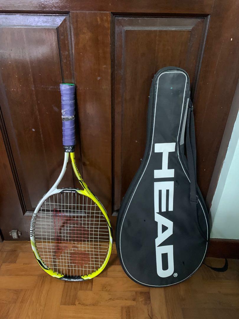 Yonex Tennis Racket with Head Cover, Sports Equipment, Sports & Games ...