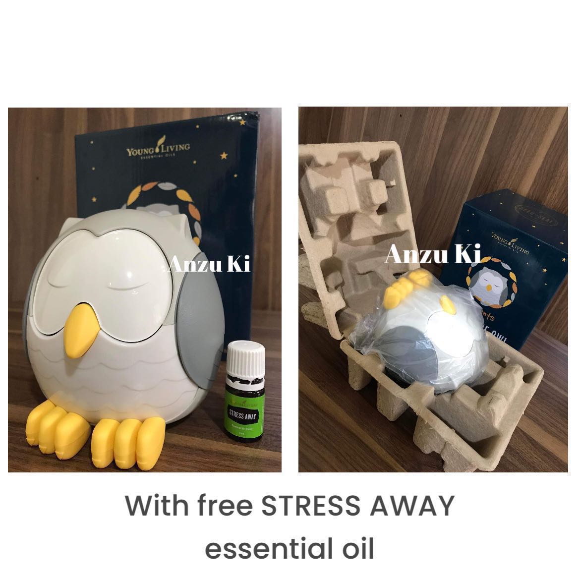 Young living Diffuser (Feather The Owl with free essential oil), TV ...
