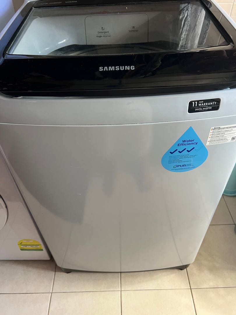 Samsung 10kg Top loader, TV & Home Appliances, Washing Machines and ...