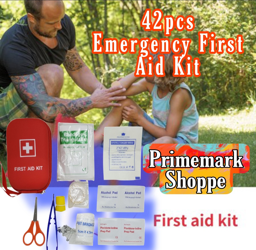 42 Pcs FIRST AID KIT, Health & Nutrition, Medical Supplies & Tools on ...