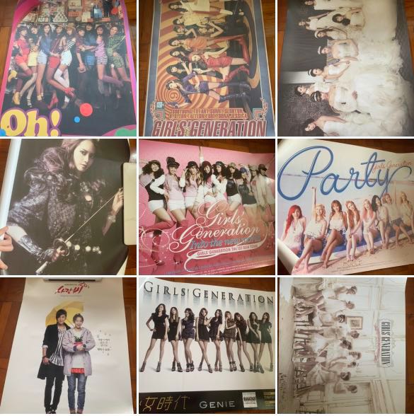 少女時代 海報 girls generation poster, 興趣及遊戲, 收藏品及紀念品, 韓流 - Carousell