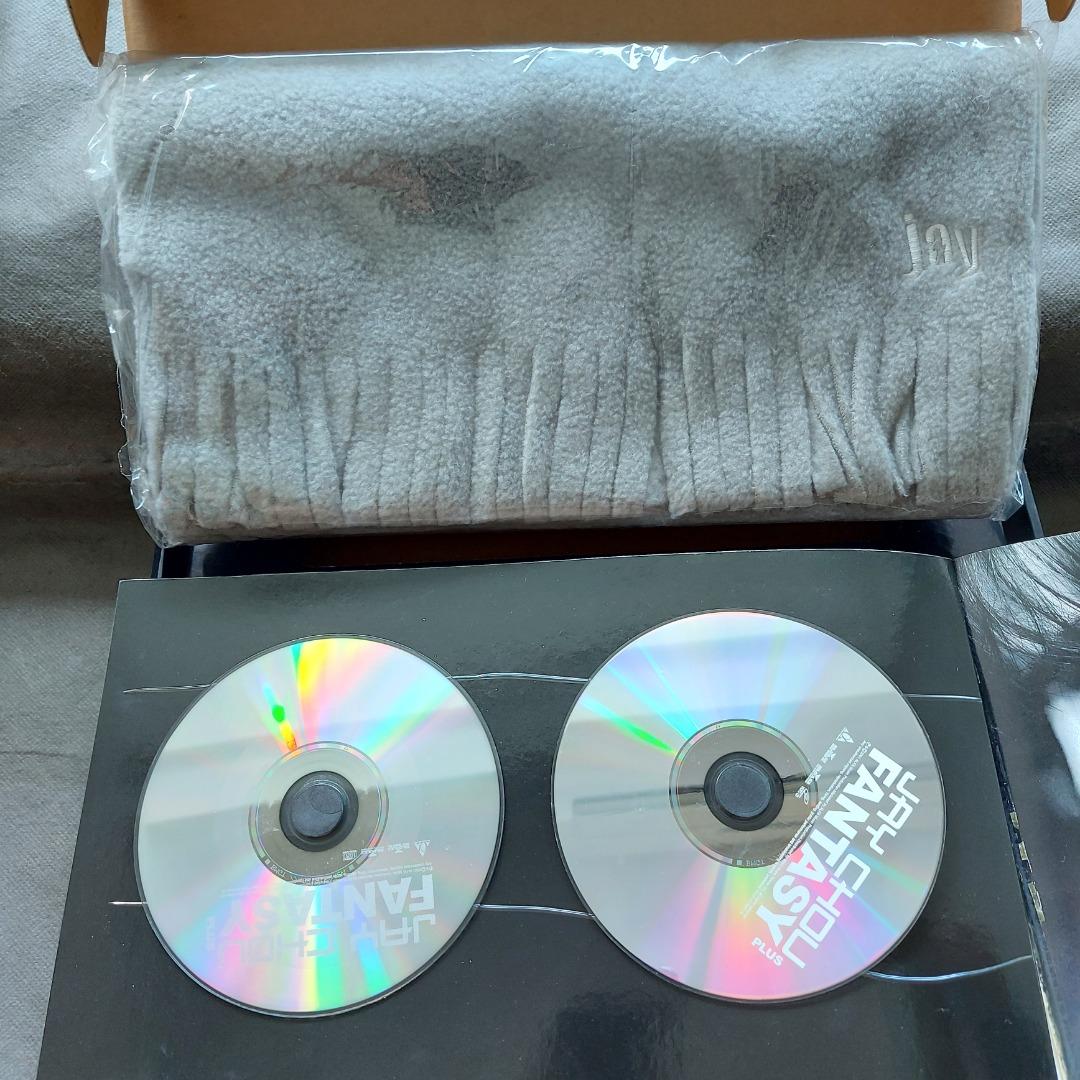 周杰倫 jay - FANTASY pLus 范特西 CD+VCD box set (01年 大紙盒台版, 附 頸巾), 興趣及遊戲, 音樂 ...