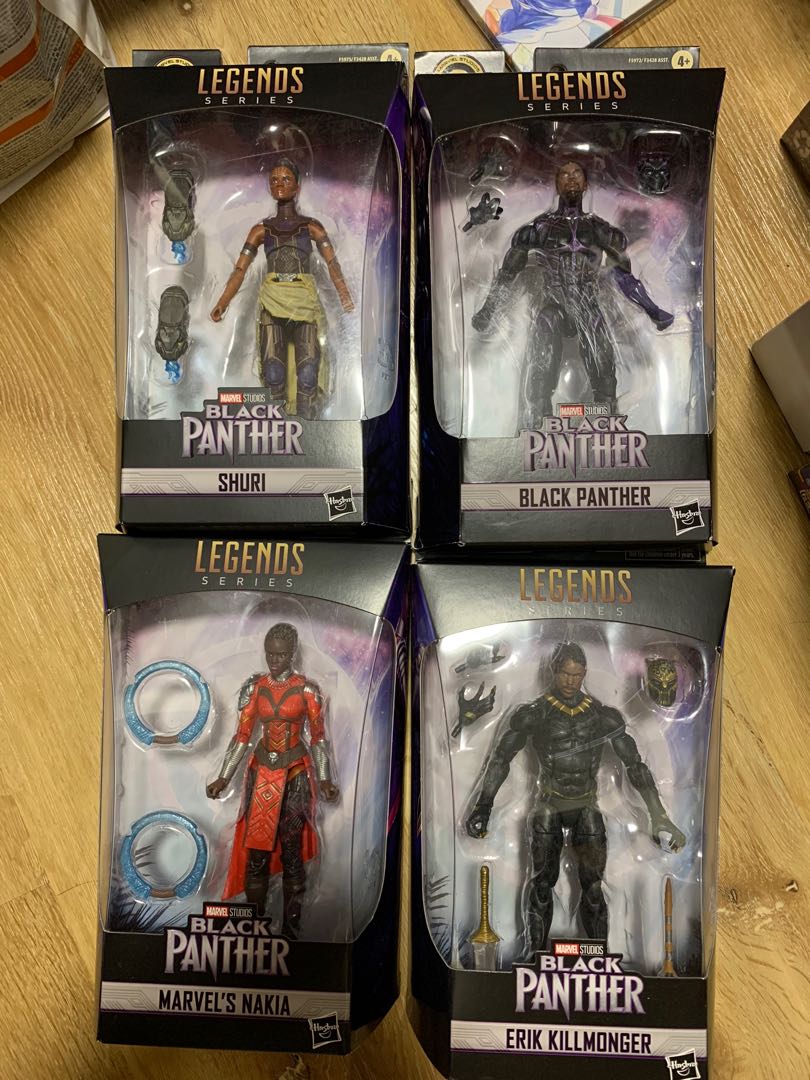 全新 Marvel Legends Black Panther Set 黑豹Set, 興趣及遊戲, 玩具 & 遊戲類 - Carousell