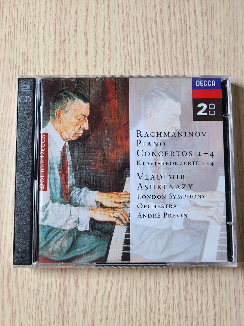 銀圈 Rachmaninov Piano Concertos 1-4 Vladimir Ashkenazy 2CD, 興趣及遊戲, 音樂樂器 & 配件, 音樂與媒體 - CD 及 DVD ...