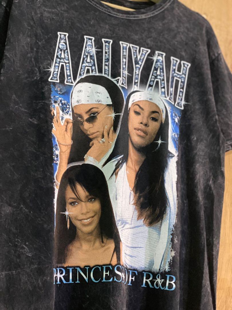 Aaliyah Merch Rap Tee, Men's Fashion, Tops & Sets, Tshirts & Polo ...