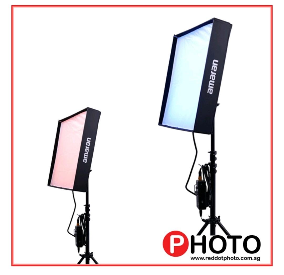 amaran F22c RGBWW LED Mat Flexible Light with Grid (V-Mount 60cm x 60cm ...