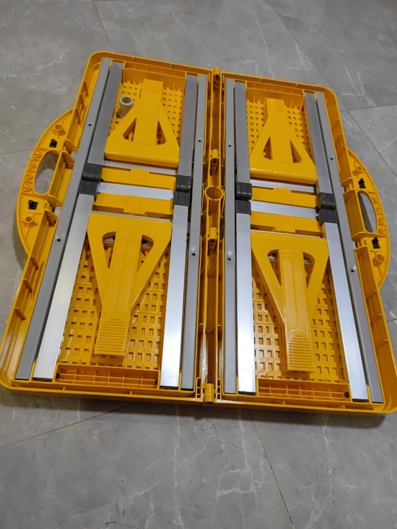 Antique Foldable table that collapse into suitcase, Furniture & Home ...