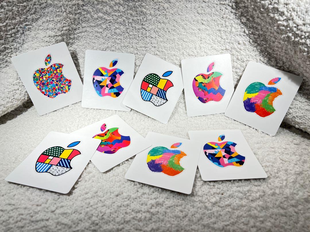 Apple Logo Sticker in Full Color, Hobbies & Toys, Stationary & Craft ...