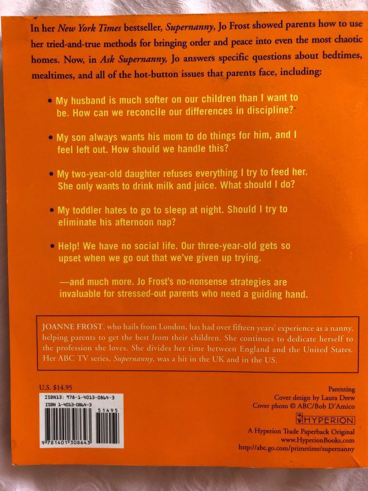 Ask Supernanny Jo Frost Hobbies And Toys Books And Magazines Fiction And Non Fiction On Carousell