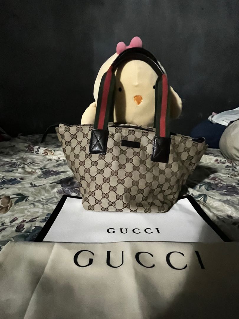 Authentic Gucci Shelly Monogram Canvas Bag, Women's Fashion, Bags ...