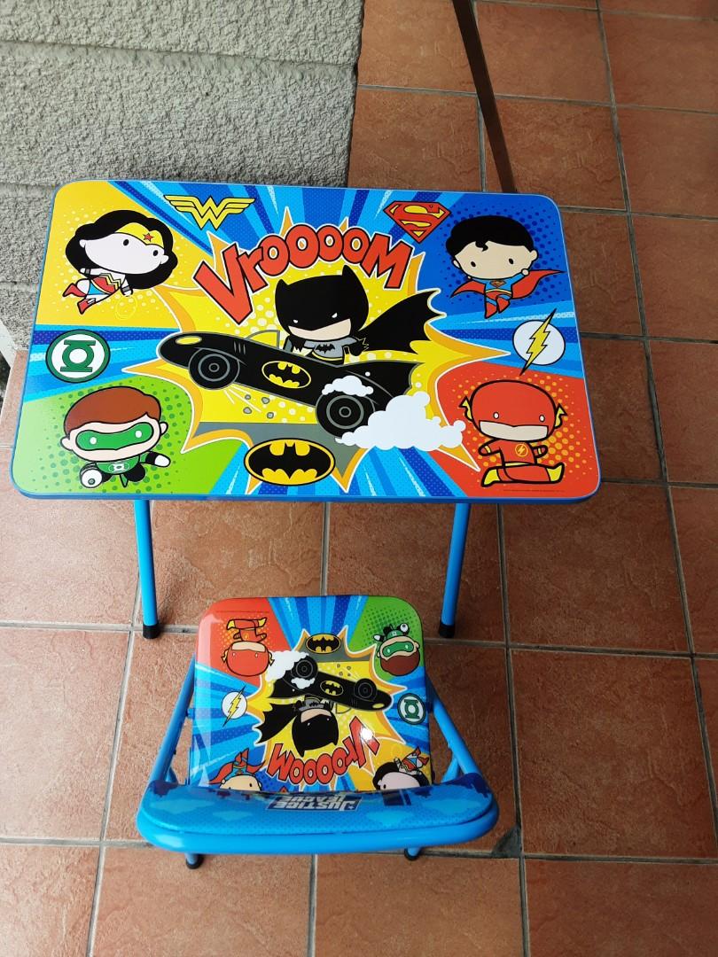 Avengers Study table set, Babies & Kids, Baby Nursery & Kids Furniture ...