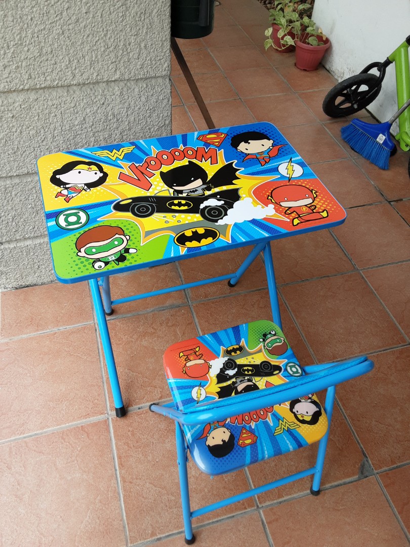 Avengers Study table set, Babies & Kids, Baby Nursery & Kids Furniture ...