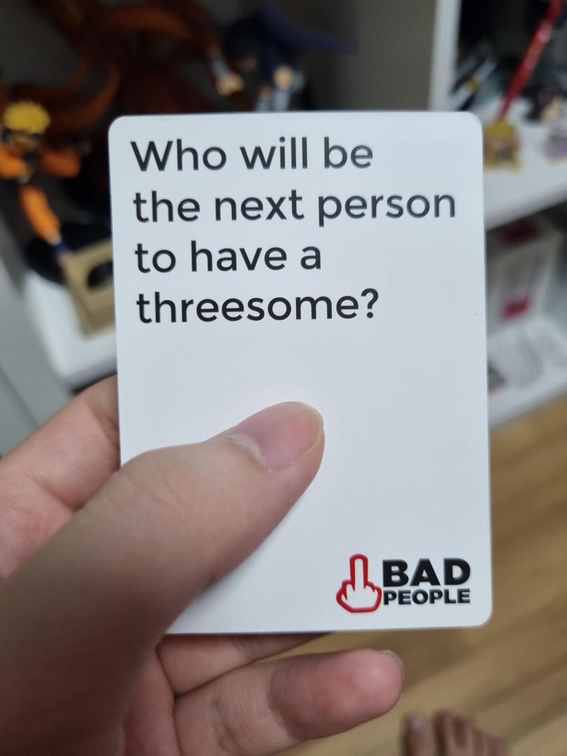 bad people card game, Hobbies & Toys, Toys & Games on Carousell