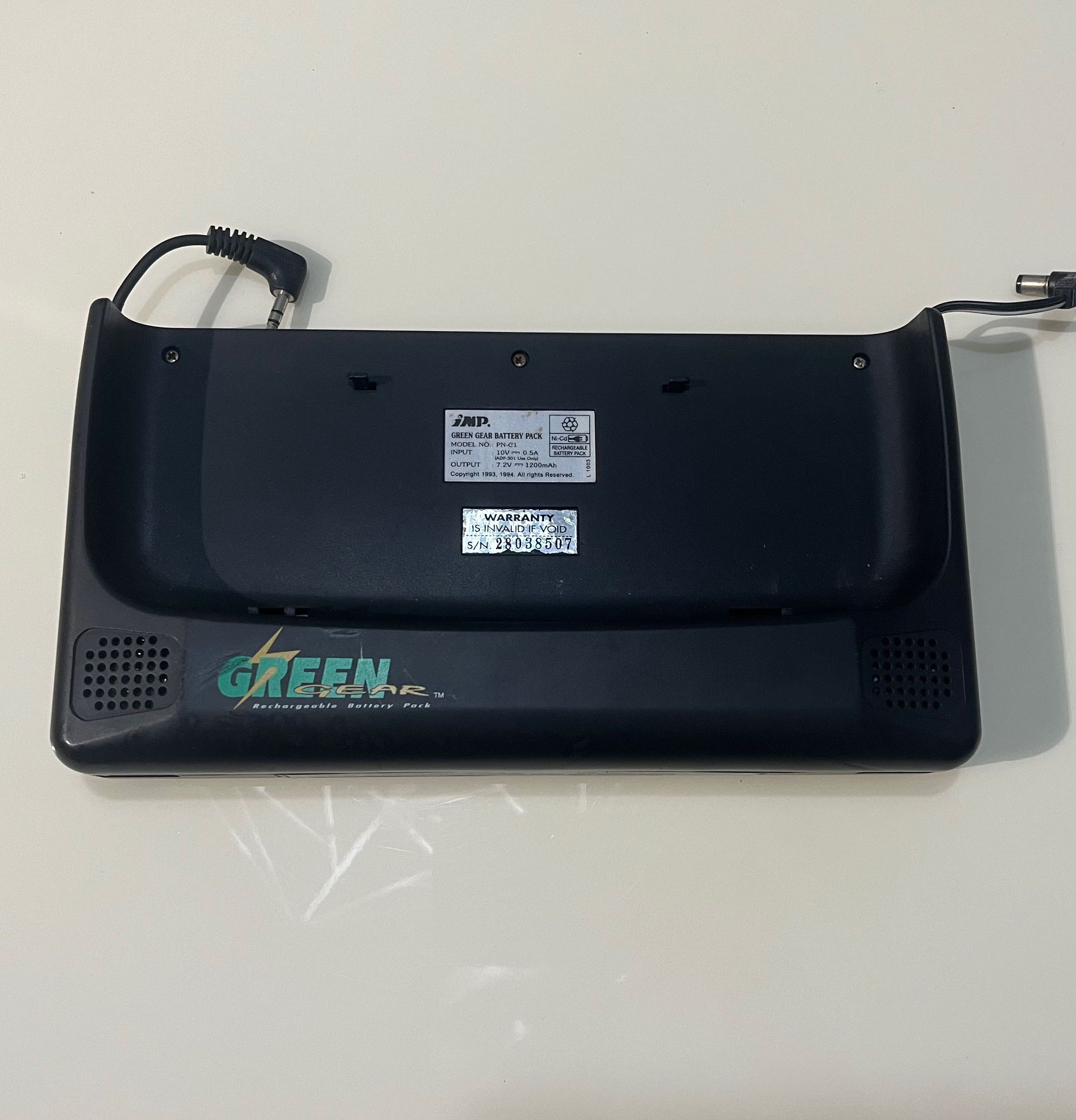 Battery pack for Sega Gamegear, Video Gaming, Video Game Consoles ...