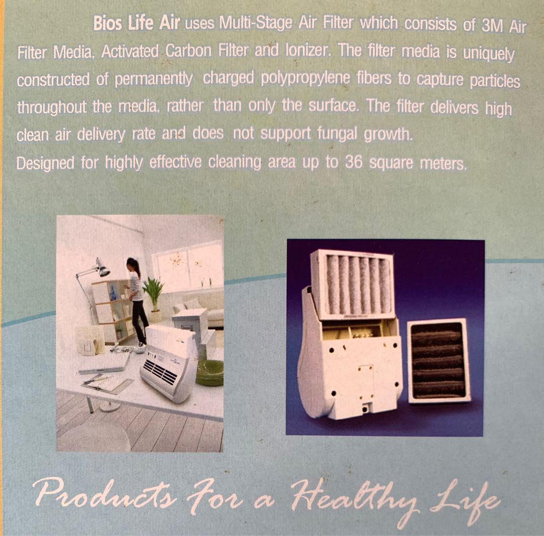 Bios Life Air Purifier - free delivery, TV & Home Appliances, Air ...