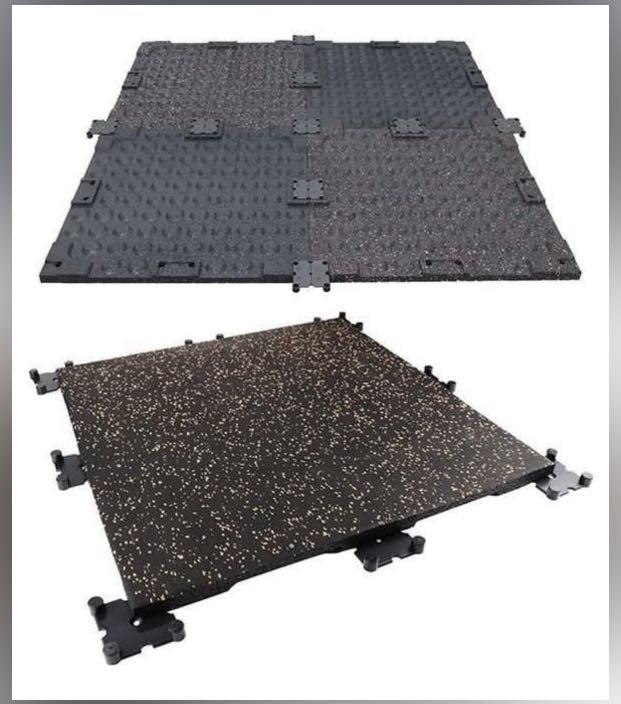 Black Rubber Mat Connector, Sports Equipment, Exercise & Fitness ...