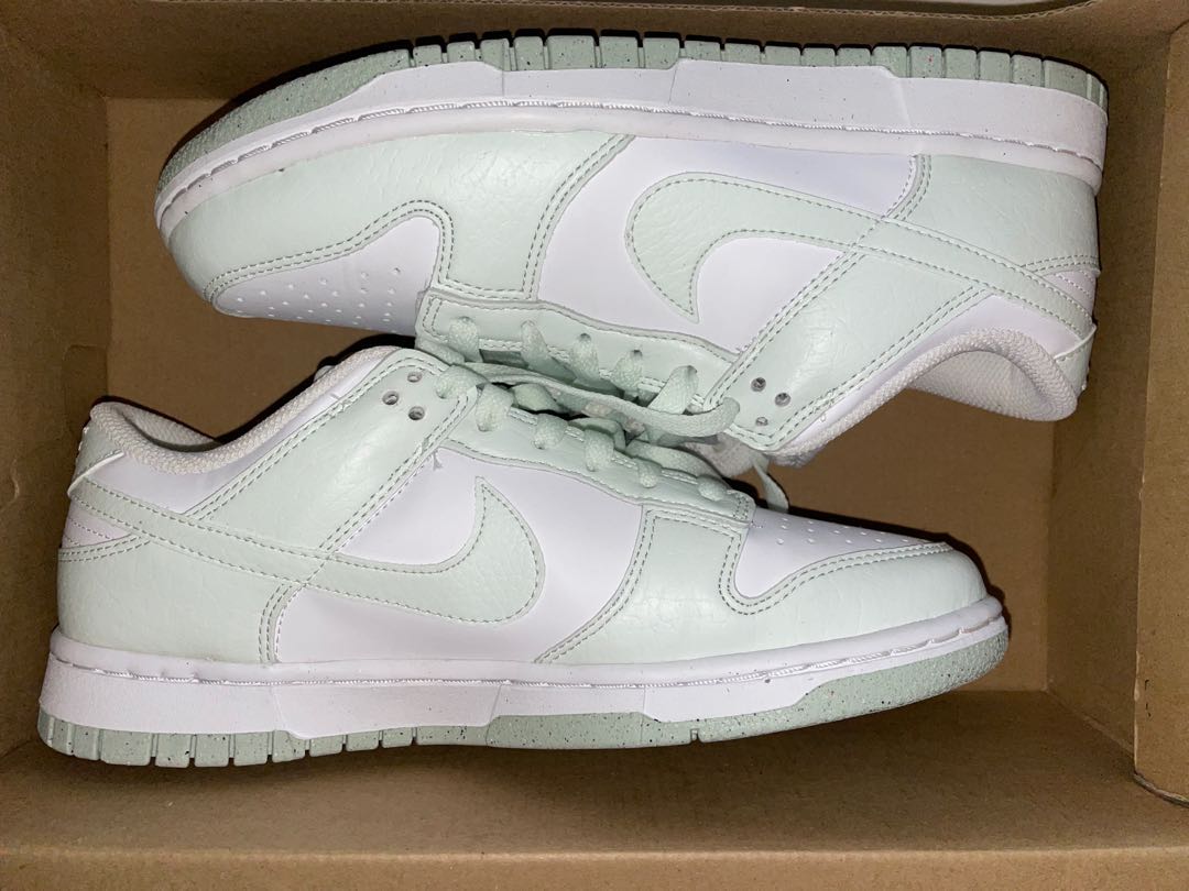 BNIB Nike Dunk Low Next Nature (Mint Green), Women's Fashion, Footwear ...