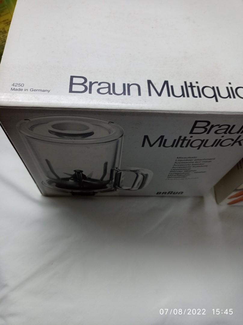 Braun Multiquick System, 家庭電器, 廚房電器, 榨汁機及攪拌機 - Carousell