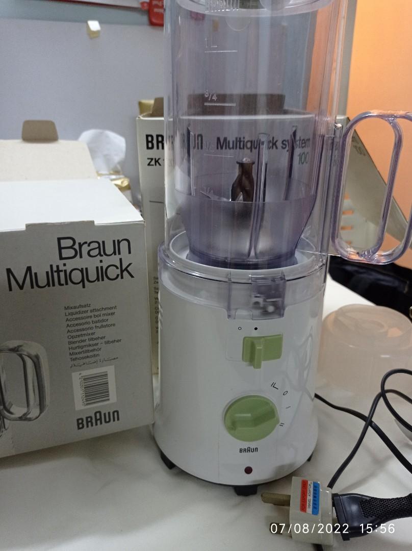 Braun Multiquick System, 家庭電器, 廚房電器, 榨汁機及攪拌機 - Carousell