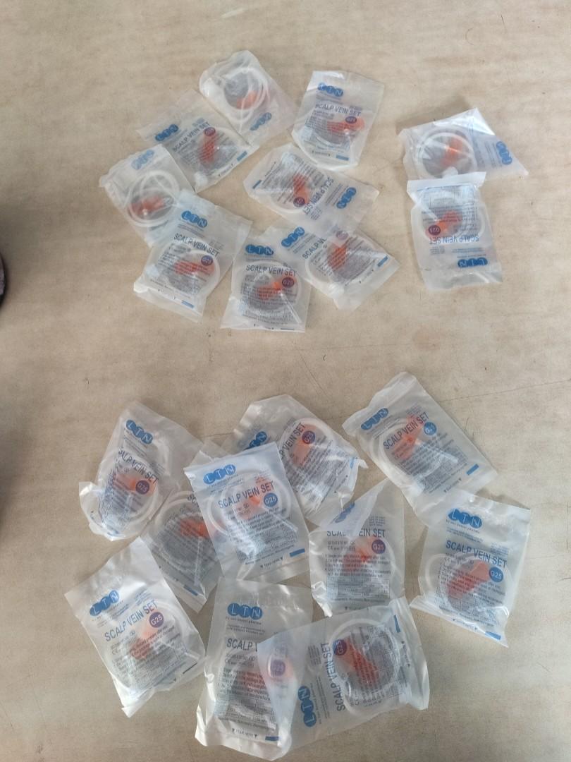 Butterfly Needle G25 (Scalp Vein Set), Health & Nutrition, Medical ...