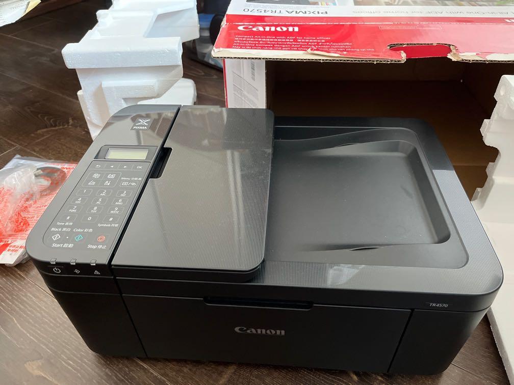 Canon PIXMA TR4570 scanner printer, 電腦＆科技, 打印機及影印機 - Carousell