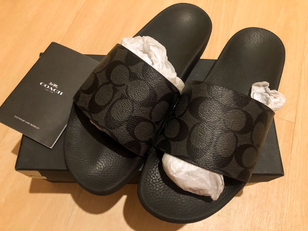 Coach slides, Luxury, Sneakers & Footwear on Carousell