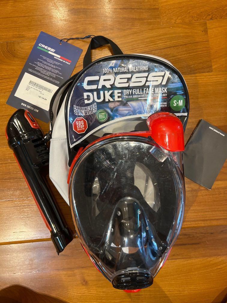 Cressi Duke full face mask, Sports Equipment, Sports & Games, Water ...