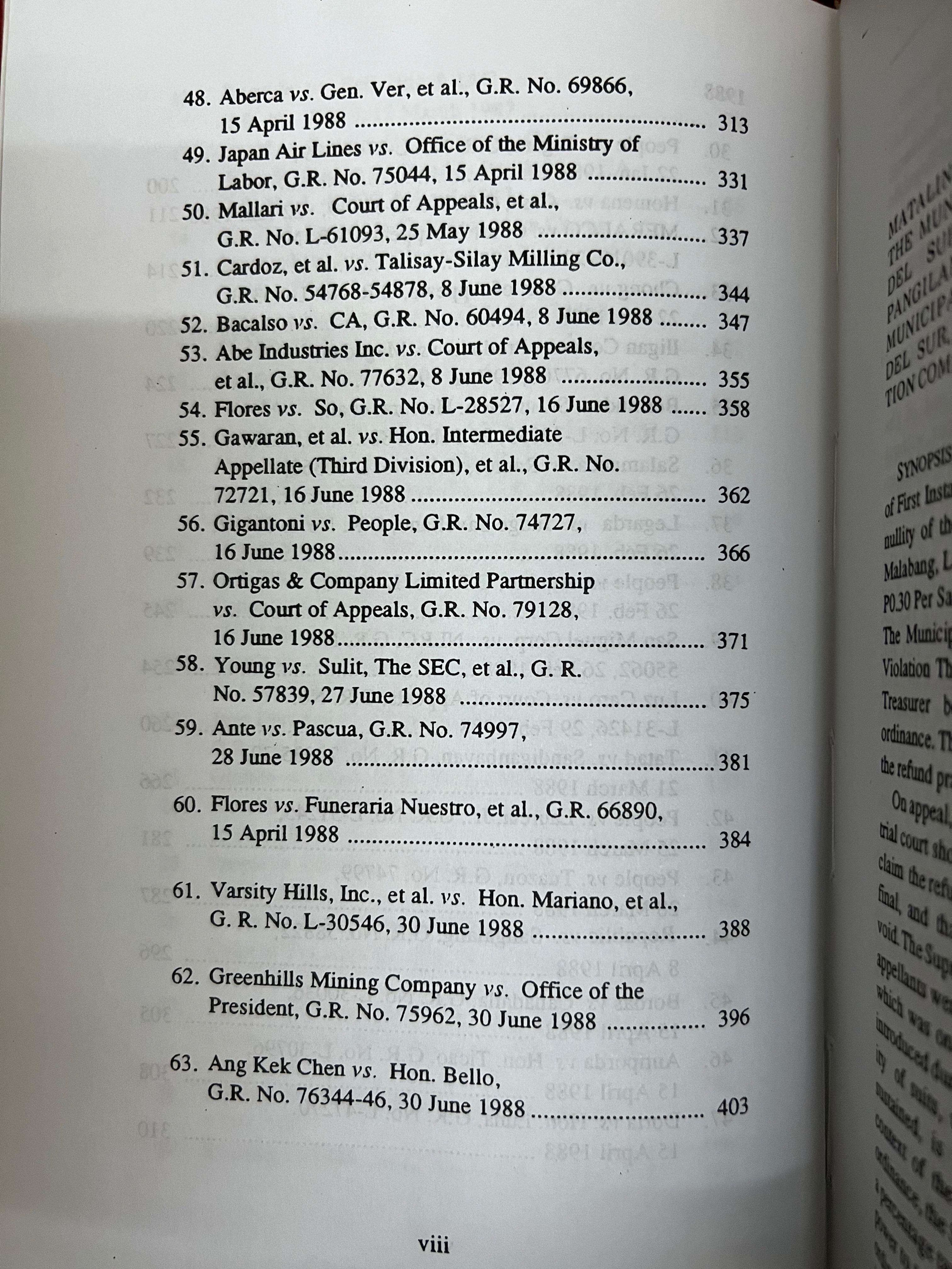 Decisions of Chief Justice Pedro L. Yap, Hobbies & Toys, Books ...