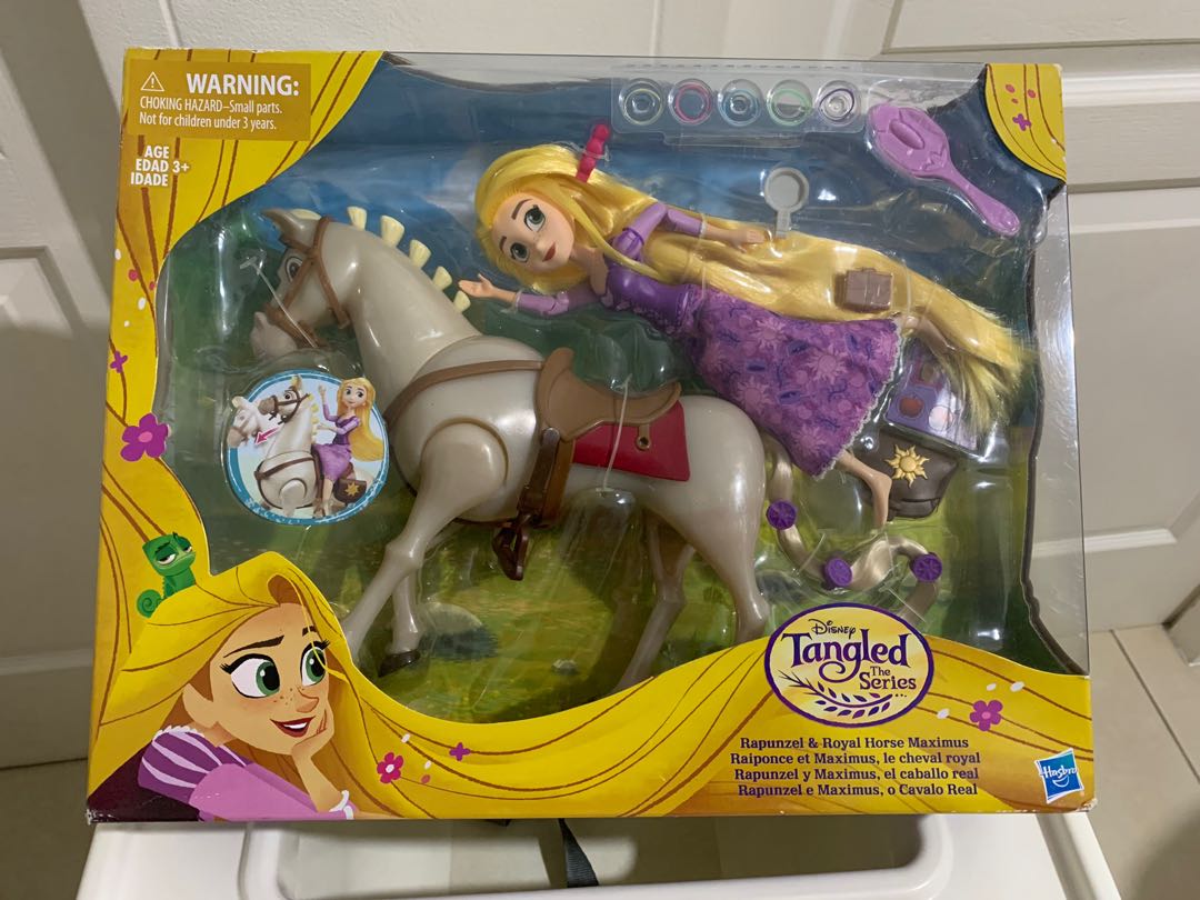 Disney Tangled the Series Rapunzel and Royal Horse Maximus, Hobbies ...