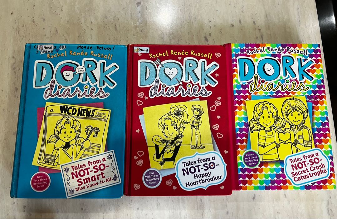 Dork Diaries- Books 5,6,12, Hobbies & Toys, Books & Magazines, Children ...
