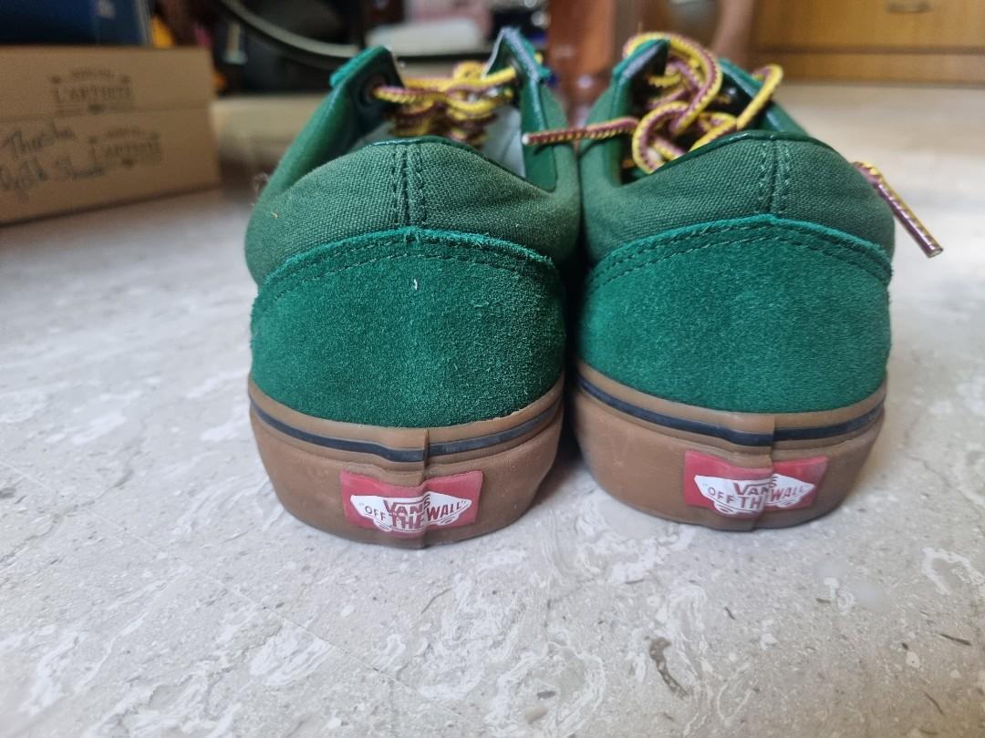 Emerald Green UNISEX VANS, Women's Fashion, Footwear, Sneakers on Carousell